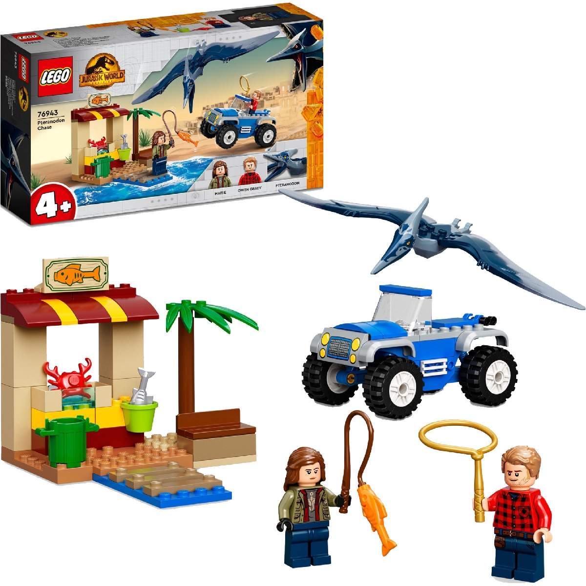 Lego 76943 Jurassic World Pteranodon-Jagd, Konstruktionsspielzeug ...